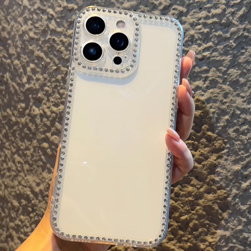 Чехол для телефона с блестящими бриллиантами для Honor X9C X9B X9A X8C X8B X8A X7C X7B X7A X6B X6A X5B Plus, прозрачный чехол с блестящей задней крышкой со стразами Honor X8C