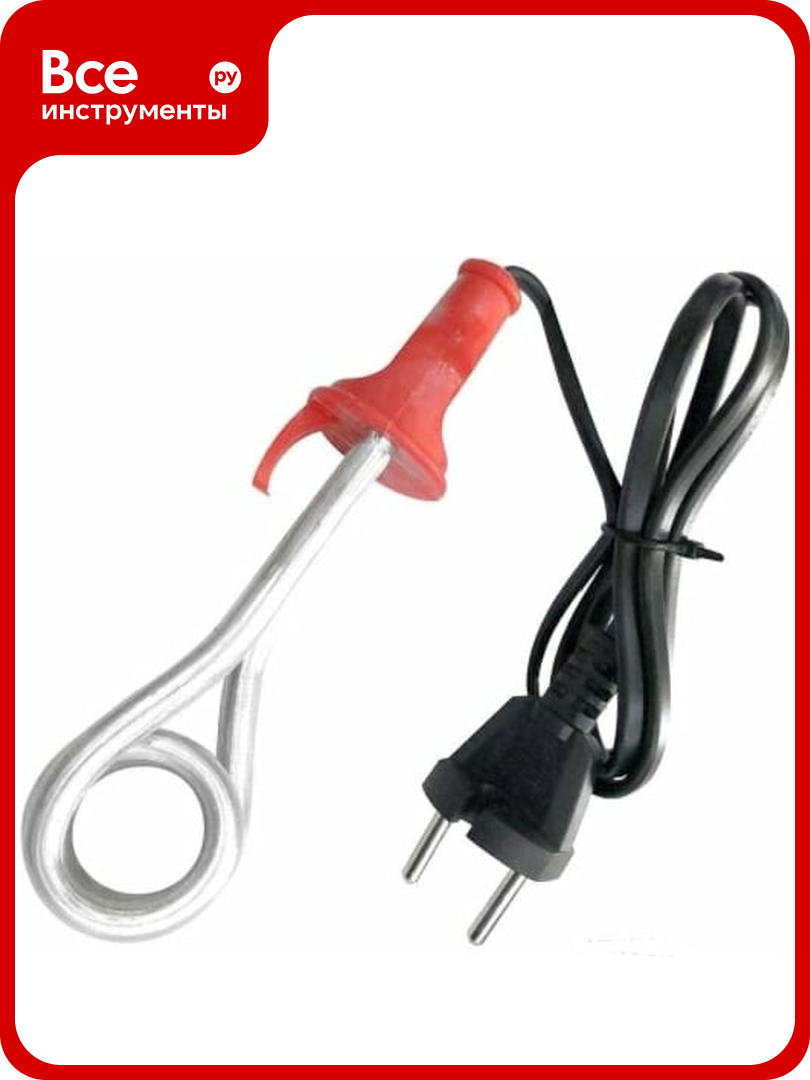 Электрический кипятильник HomeStar HB-005 0.5 кВт 005689 005689, 10 см, алюминиевая