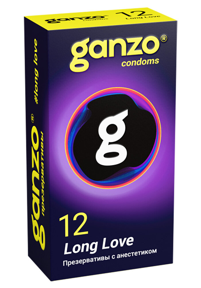 Презервативы Ganzo Long Love, 12 шт.