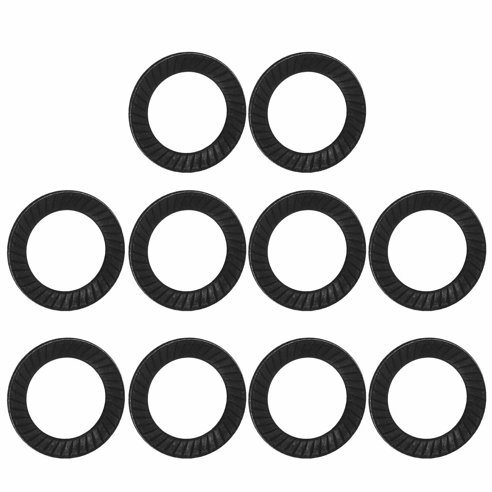 10 шт. Стальные ребристые опорные шайбы.