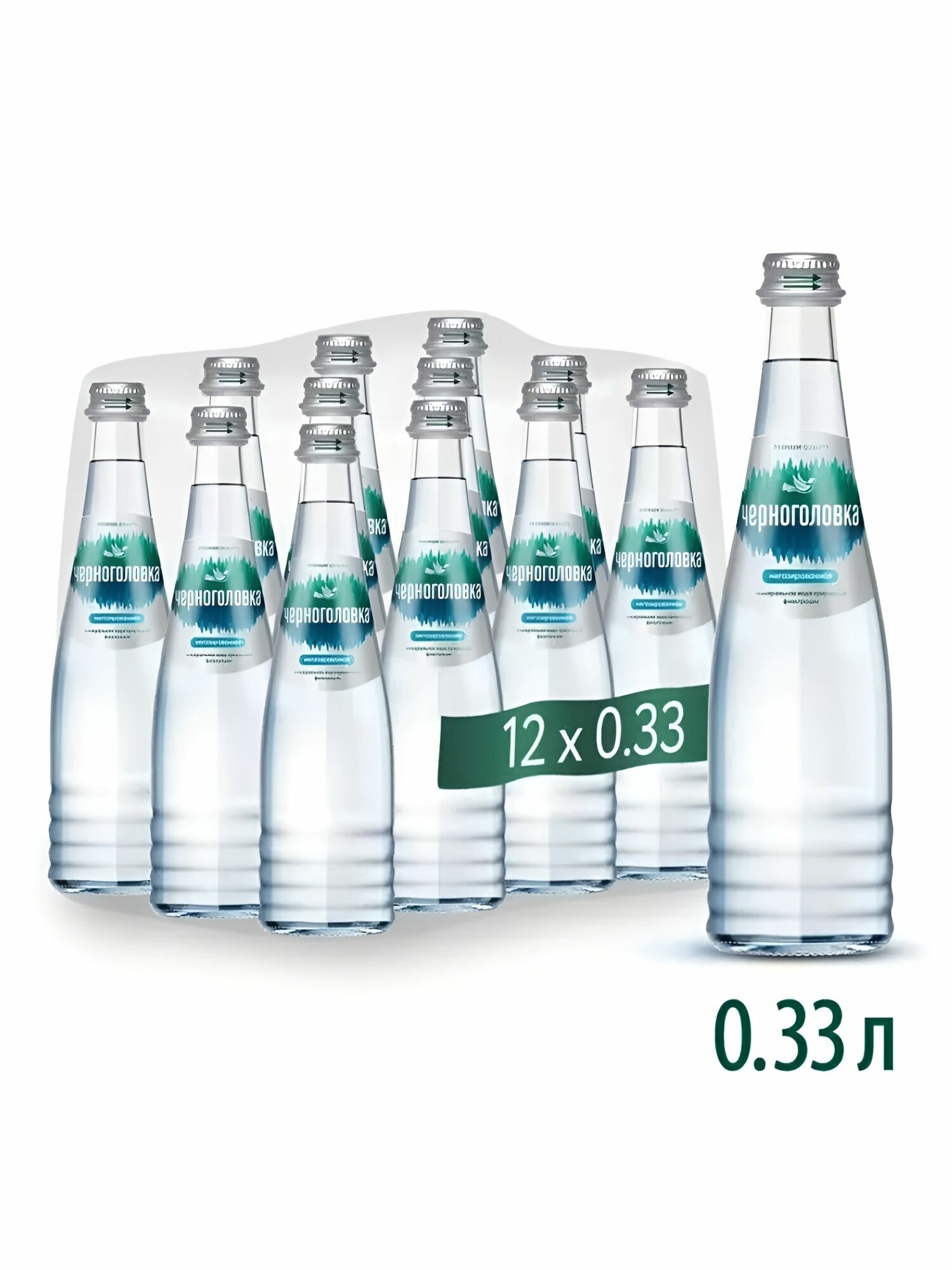 Черноголовка Вода Питьевая Негазированная 330мл х 12шт