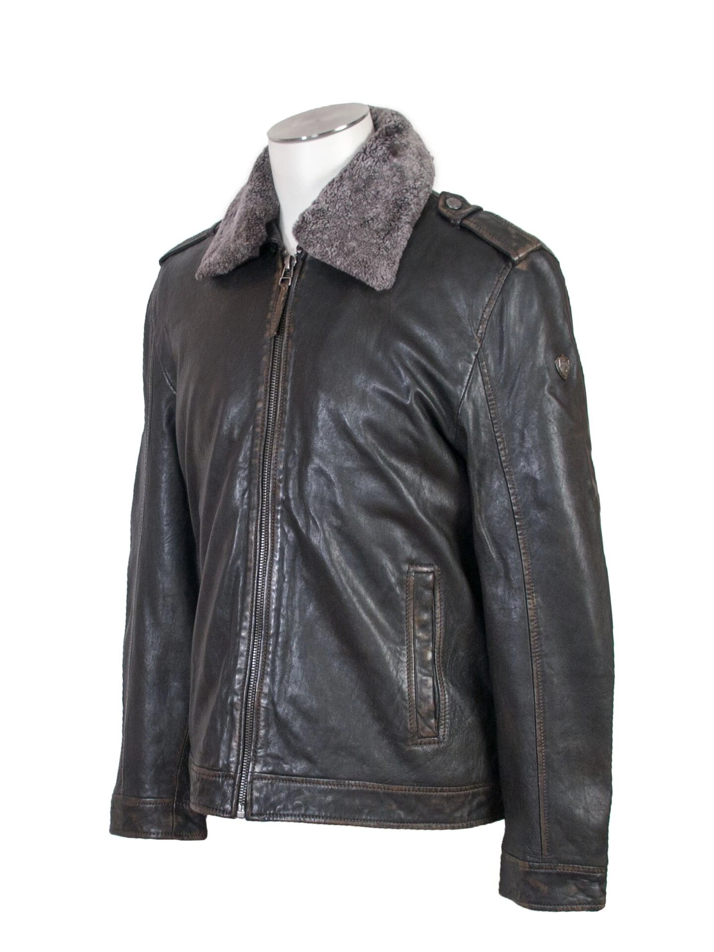 Куртка кожаная