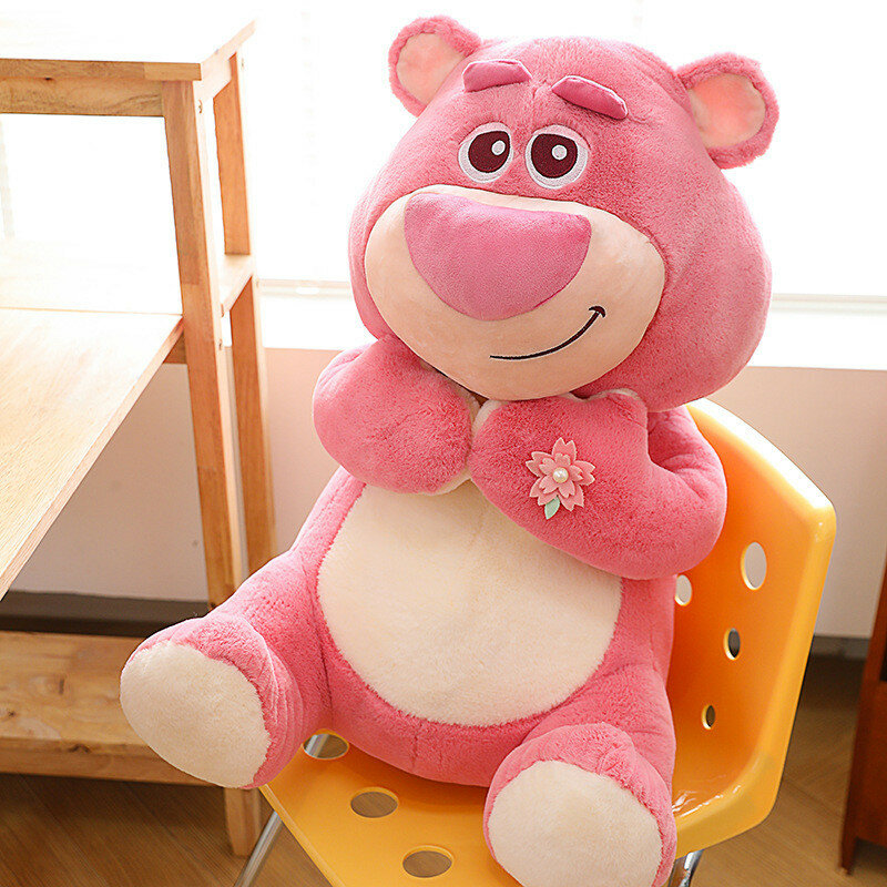 Плюшевая игрушка sweet strawberry bear, мягкий pp хлопок, подарок для девочек, 35 см