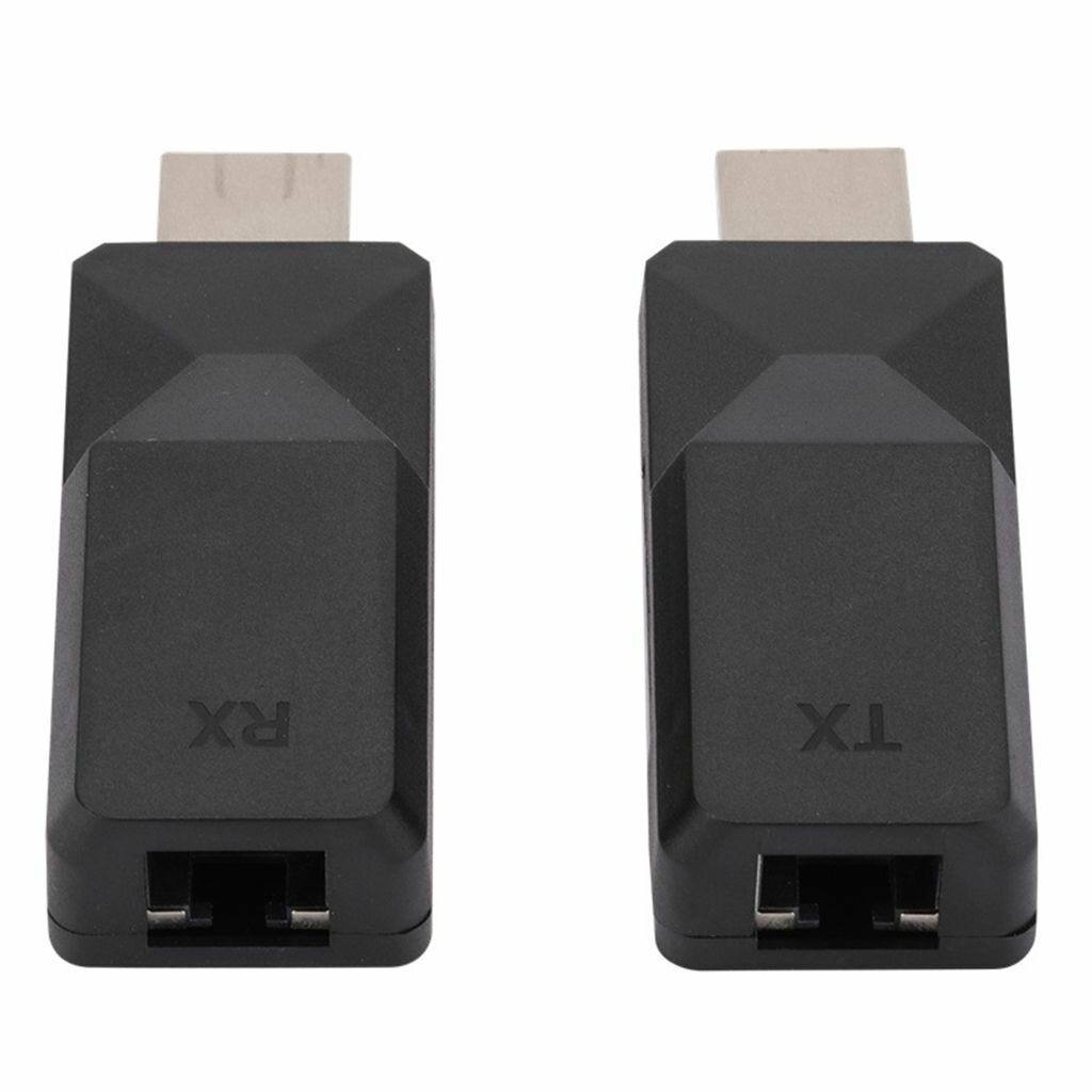 60-метровый удлинитель hdmi с одним сетевым кабелем к усилителю сигнала rj45