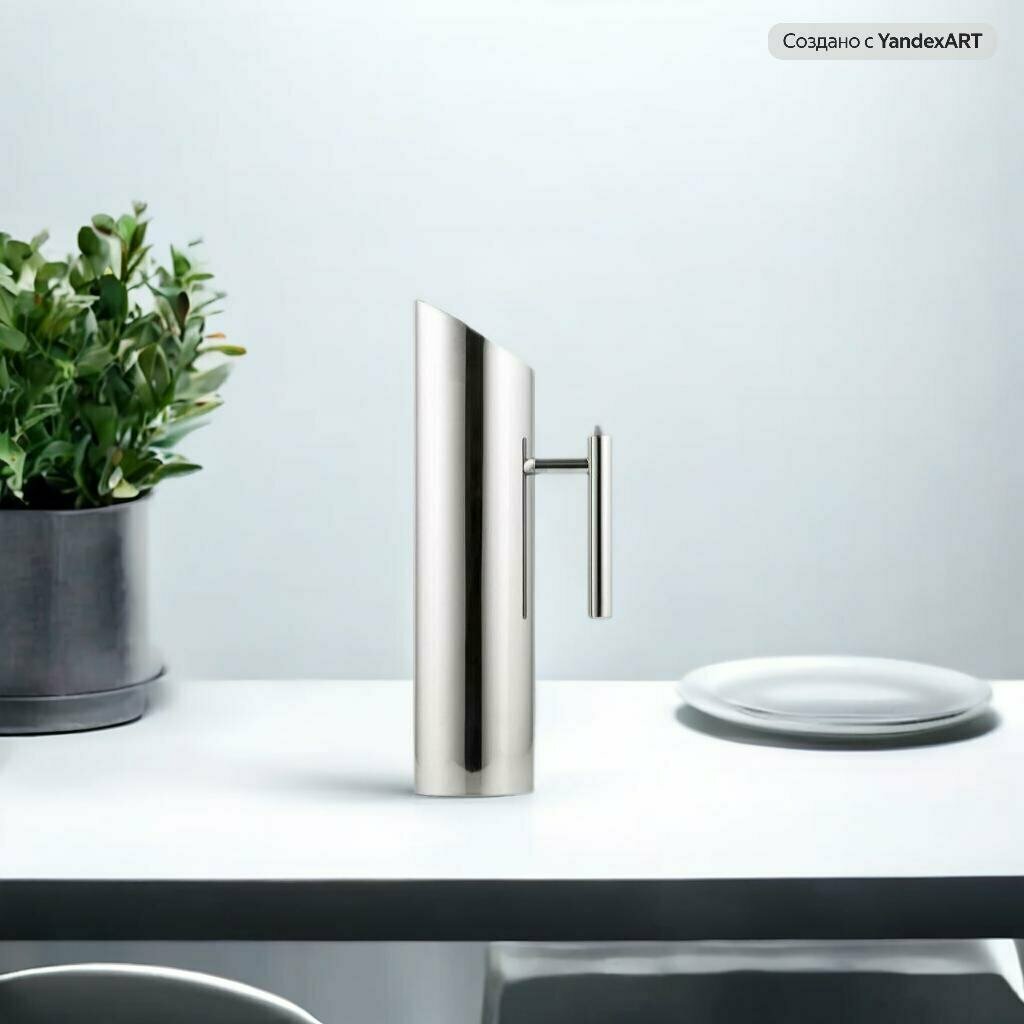 Кувшин для воды и напитков, графин из нержавеющей стали 1,75 л Magistro