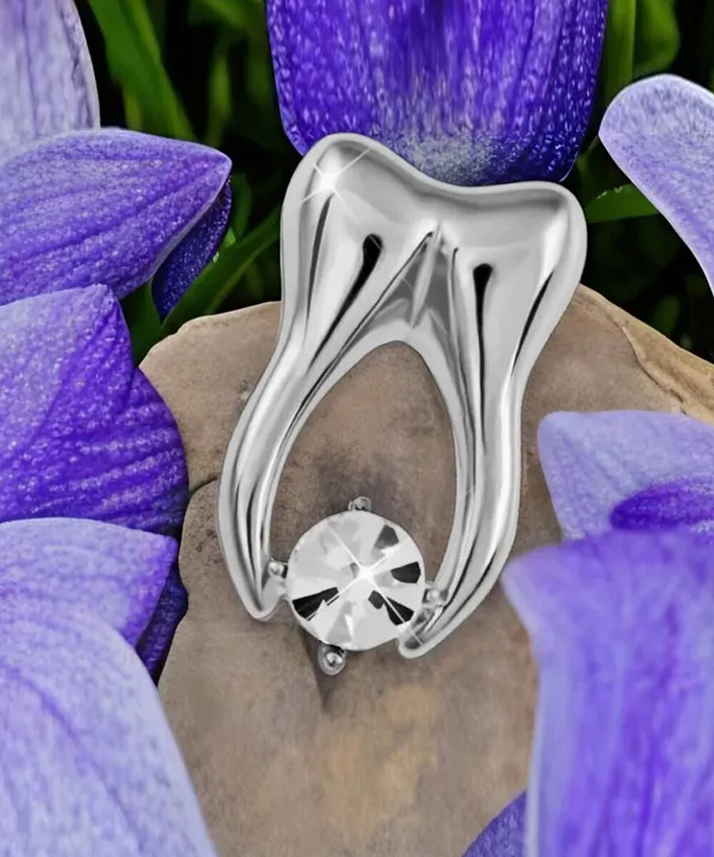 Брошь, кристалл