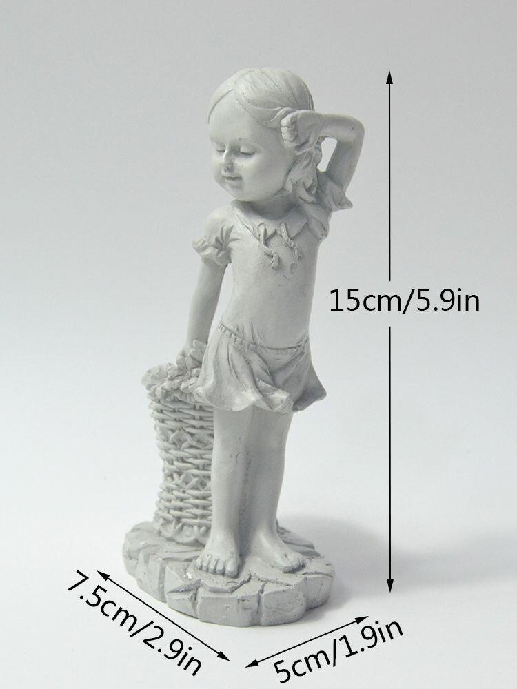 Статуэтка "Девочка с корзиной" (15 см)