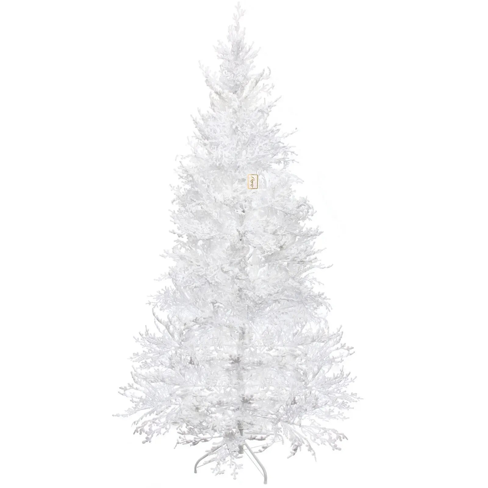 Ёлка «Метель» 210 см, белая, пушистая, 680 веток, для праздников