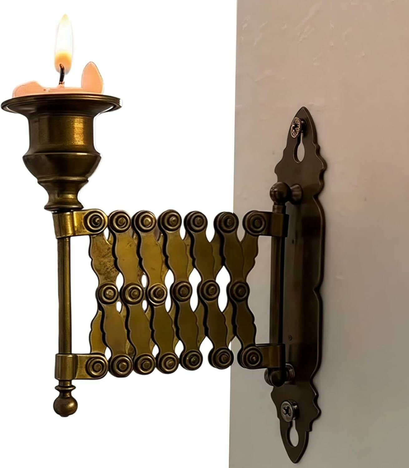 Винтажный настенный подсвечник
