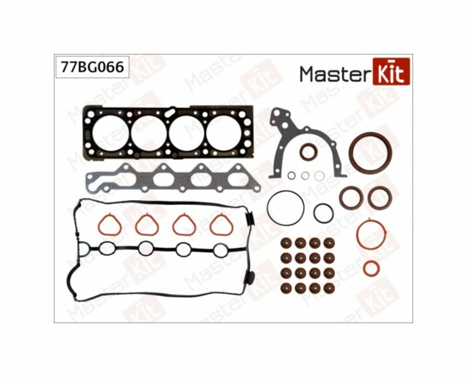 Комплект Прокладок Двс Chevrolet Aveo/Lacetti 1,4/1,6 F14D3/F16D3(Masterkit 77Bg066)