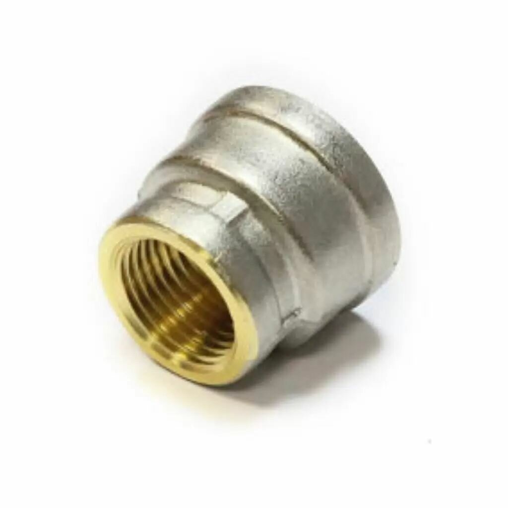 Муфта Frap 1 1/4х2 дюйма, латунь, для соединения фитингов