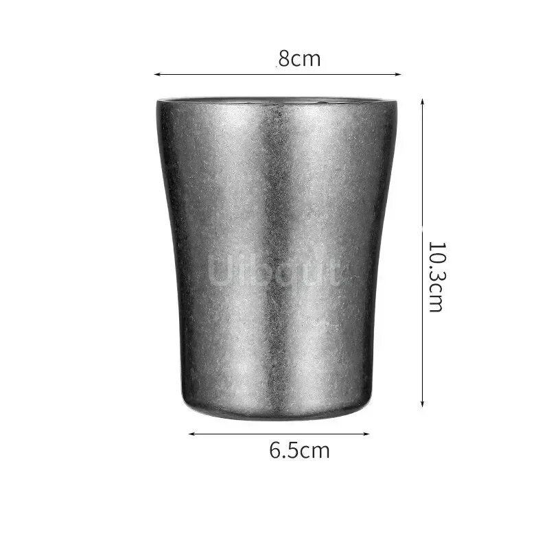 Металлическая чашка 10.3см, 8см, 6.5см, cup