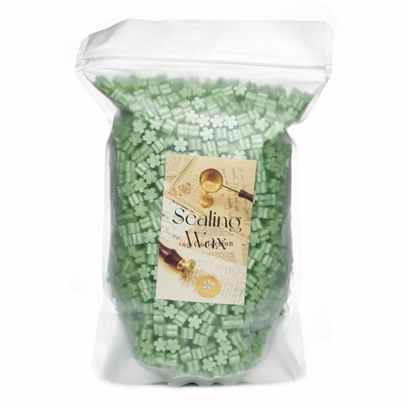 1 упаковка по 500 г огнеупорной краски в форме цветка вишни с частицами воска для запечатывания-12