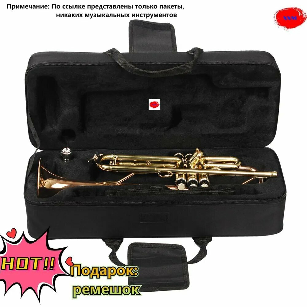 Коробка для хранения трубы из латунного инструмента, утолщенная оксфордской тканью