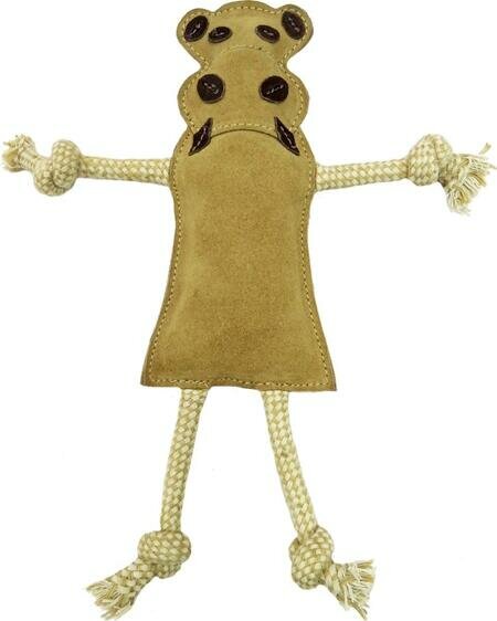 ANKUR бегемот 32 см х 10 см игрушка для собак буйволиная кожа