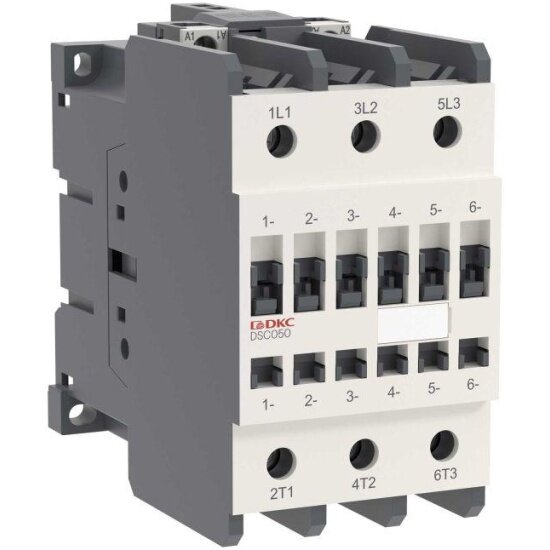 Контактор магнитный Dkc YON DSC050 50A 22кВт AC3 3P кат.220В AC, DSC050-3C00A230
