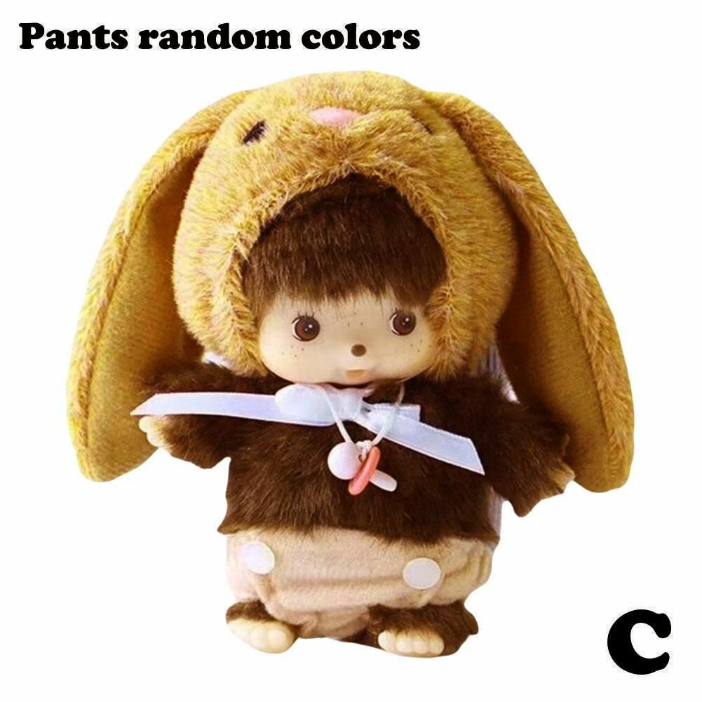 Monchhichi Monkiki Плюшевая кукла Красная Шапочка Игрушка в подарок 15 см