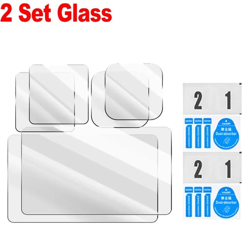 Защитная пленка и силиконовый чехол для GoPro Hero 13 12 11 10 9 BAPPSUS 2 Set Glass, GoPro Hero 13