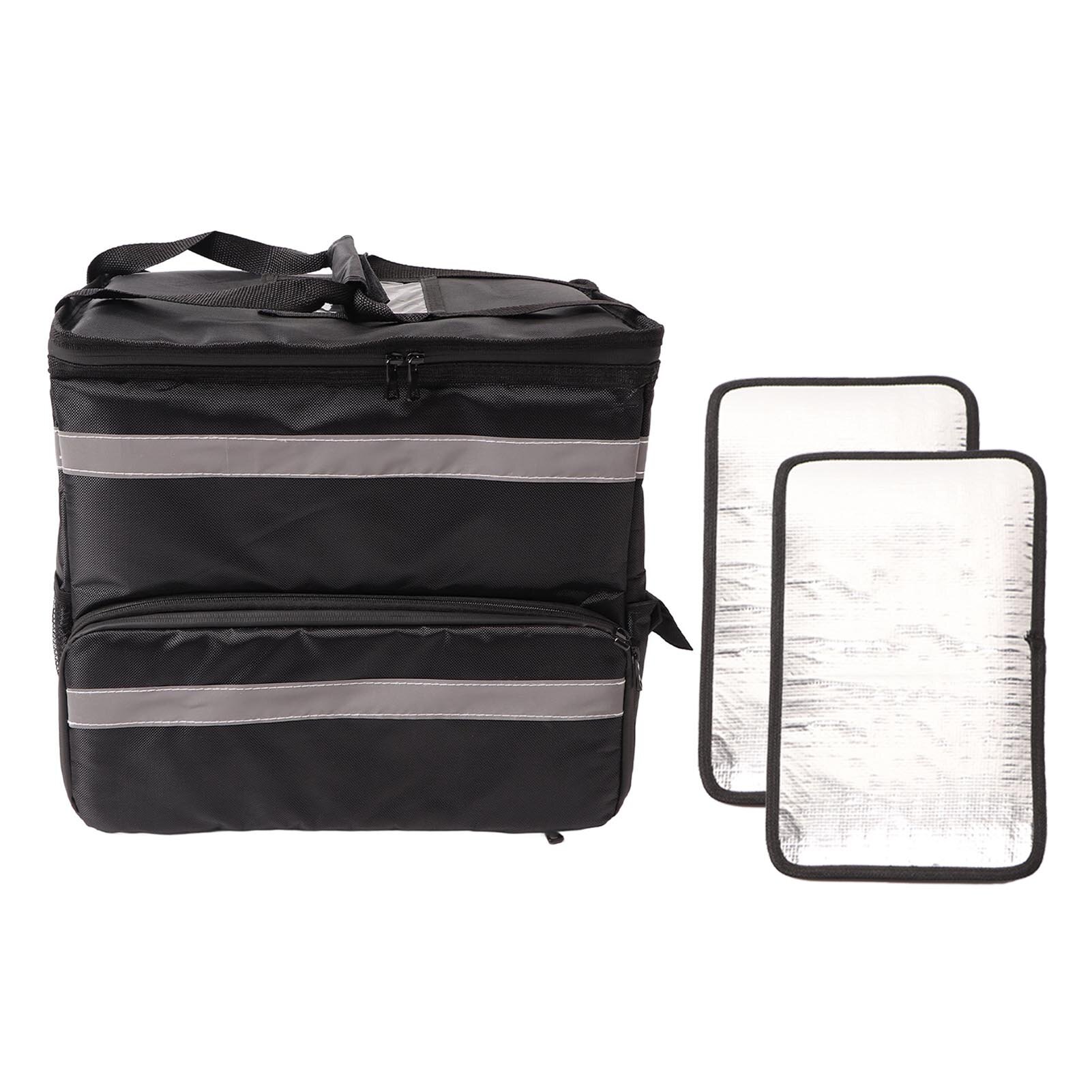 50 л. Изолированные пиццы рюкзак. Тепловой рюкзак с доставкой еды с расширяемым слоем для поездок в кемпинг