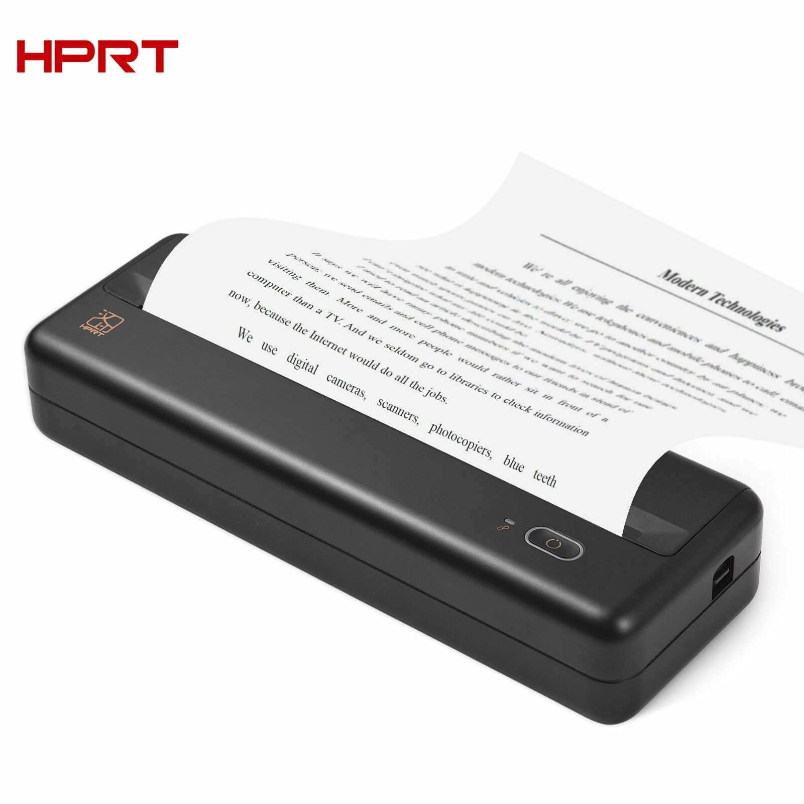 HPRT MT810 Портативный бумажный принтер формата A4. Термопечать. Беспроводное подключение, Andoer