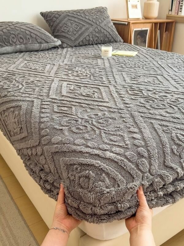 IKEA Наматрасник-чехол 180x200х28см темно-серый