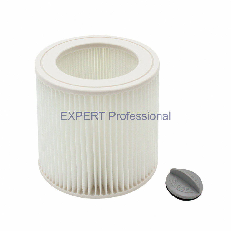 Патронный фильтр ROCKSTAR professional HMF2 для пылесосов Karcher WD 2, MV2, WD 2.200, WD 3, MV 3, WD 3.300, 1 шт