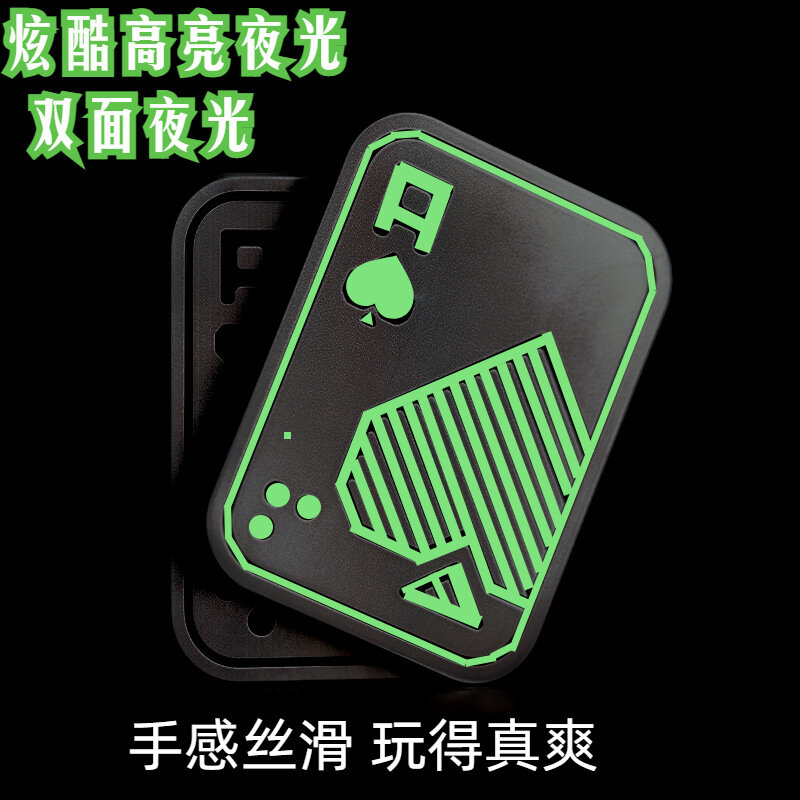 Игрушка для снятия стресса, металлический фиджет-спиннер, EDC, карточка для нажатия, трехслойная звуковая волна, магнитная игрушка для снятия стресса, EDC, поп-монета