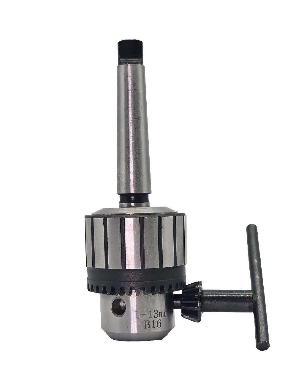 Патрон сверлильный 1-13мм B16 ключевой с переходником под конус морзе МТ2 ANROKEY