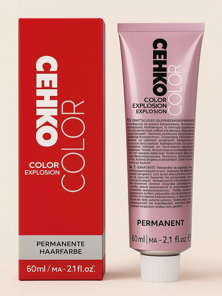 Крем-краска для волос C: EHKO 10.00 Ультра-светлый блондин, 60 мл - Стойкий Профессиональный Краситель