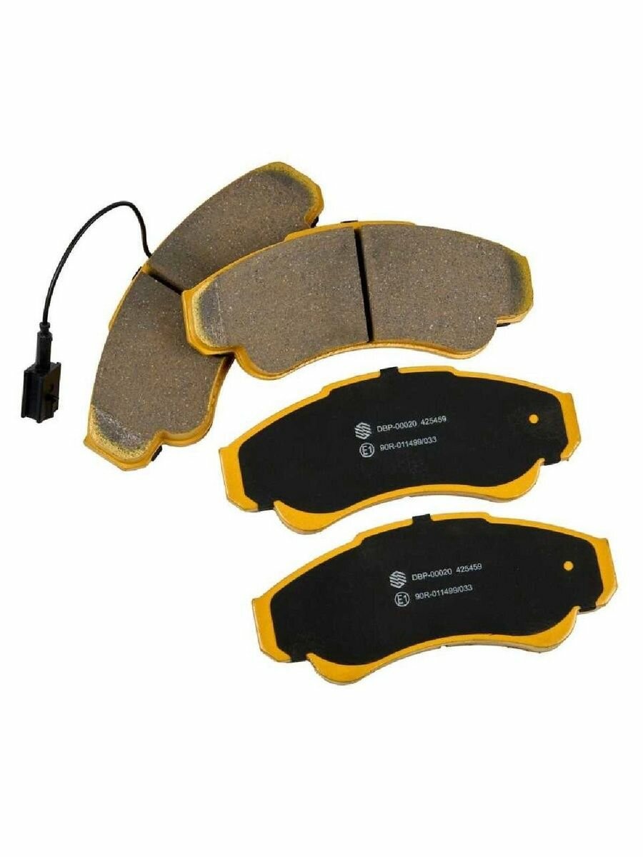 Колодки тормозные передние от WAYTEKO Арт. DBP-00020/ 425459