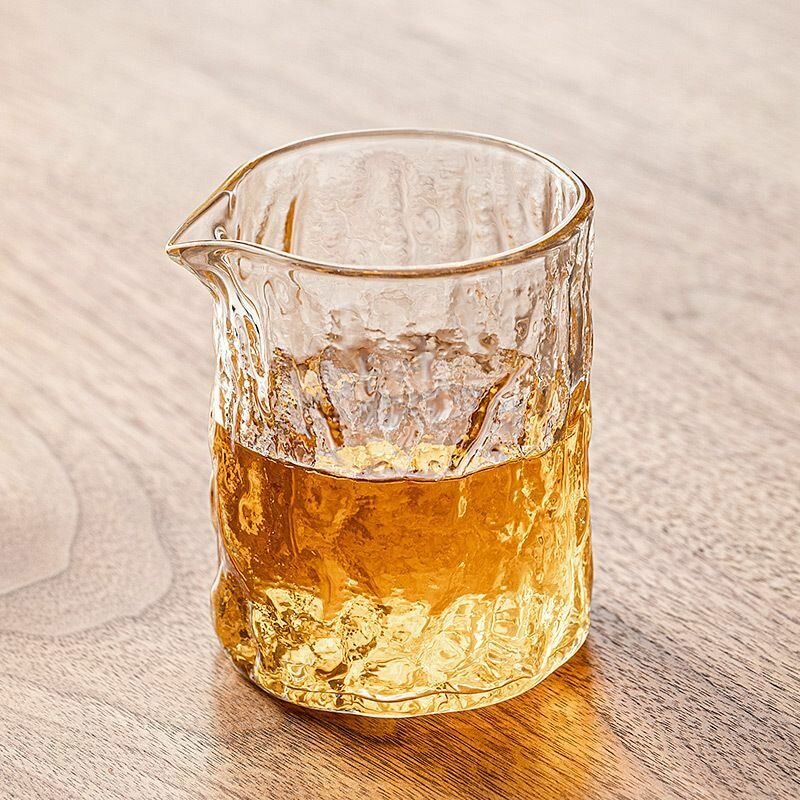 Прозрачная стеклянная чашка для чая Чахай 300 мл, удобная для заваривания черного, улуна, пуэра и ароматного чая, домашнего и офисного использования