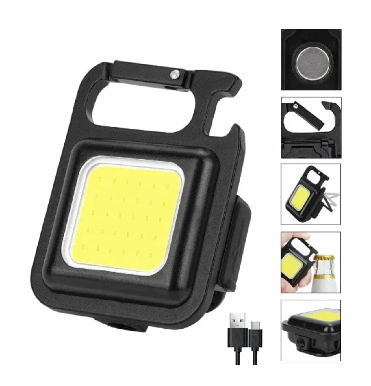 Улучшенная версия 680 люмен, батарея 1000mah, магнит 8 в 1 мини - ключ ключ - ключ, выключатель фонарик, 20 часов работы