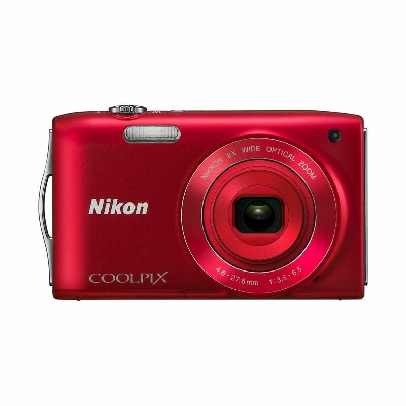 Nikon Coolpix S3200 Red Цифровой компактный фотоаппарат