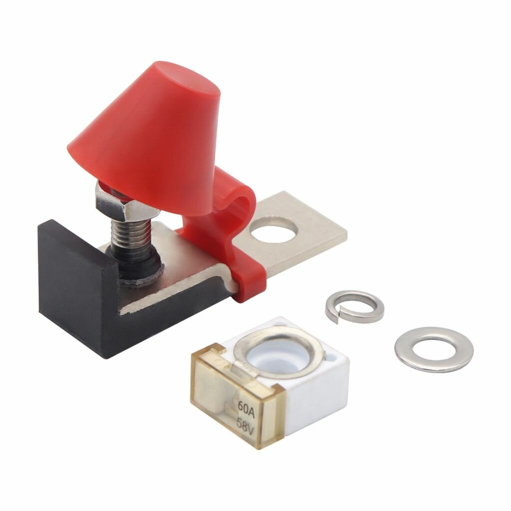 (1 шт.) Держатель предохранителя автомобильного аккумулятора с предохранителем-60A