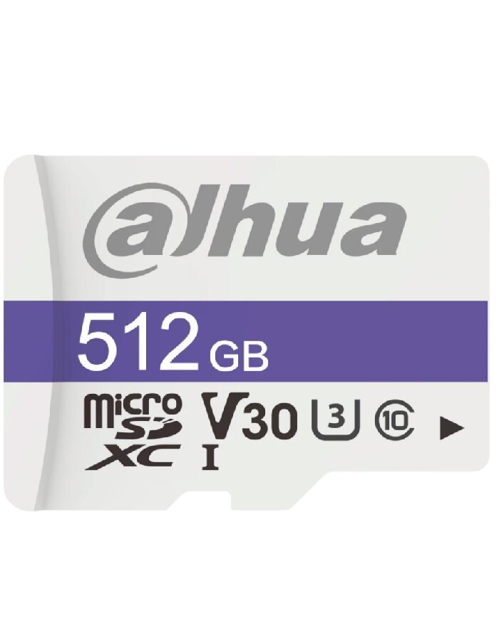 Карта памяти MicroSDXC 512GB Dahua DHI-TF-C100/512GB C10/U3/V30 FAT32 85MB/s/80MB/s