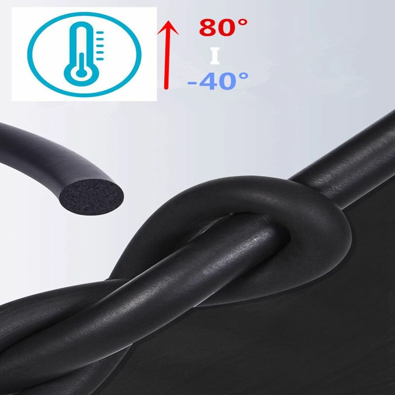 Комплект шнур уплотнительный пористый гернитовый для автомобильных дверей 6 мм (20 м. п.) с нейлоновой протяжкой (5 м. п) и Инструменты установки