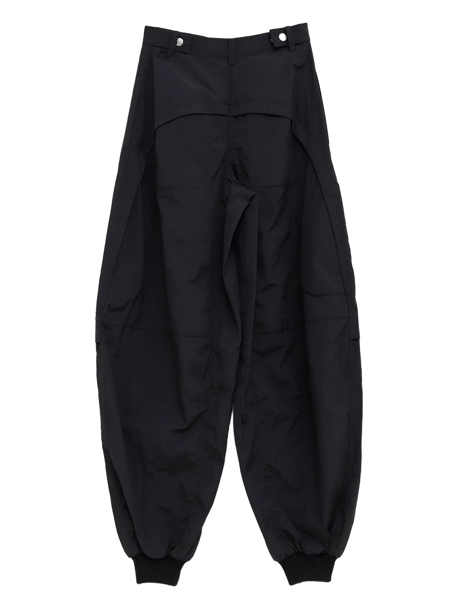 Брюки Jacquemus Zip-pocket balloon trousers, размер 36 EU, черный — фото 1