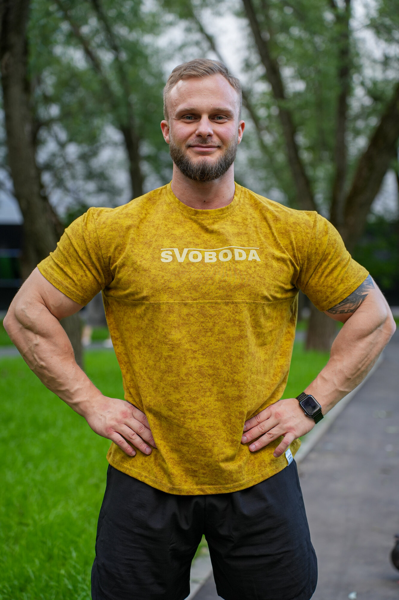 Футболка спортивная "SVOBODA"