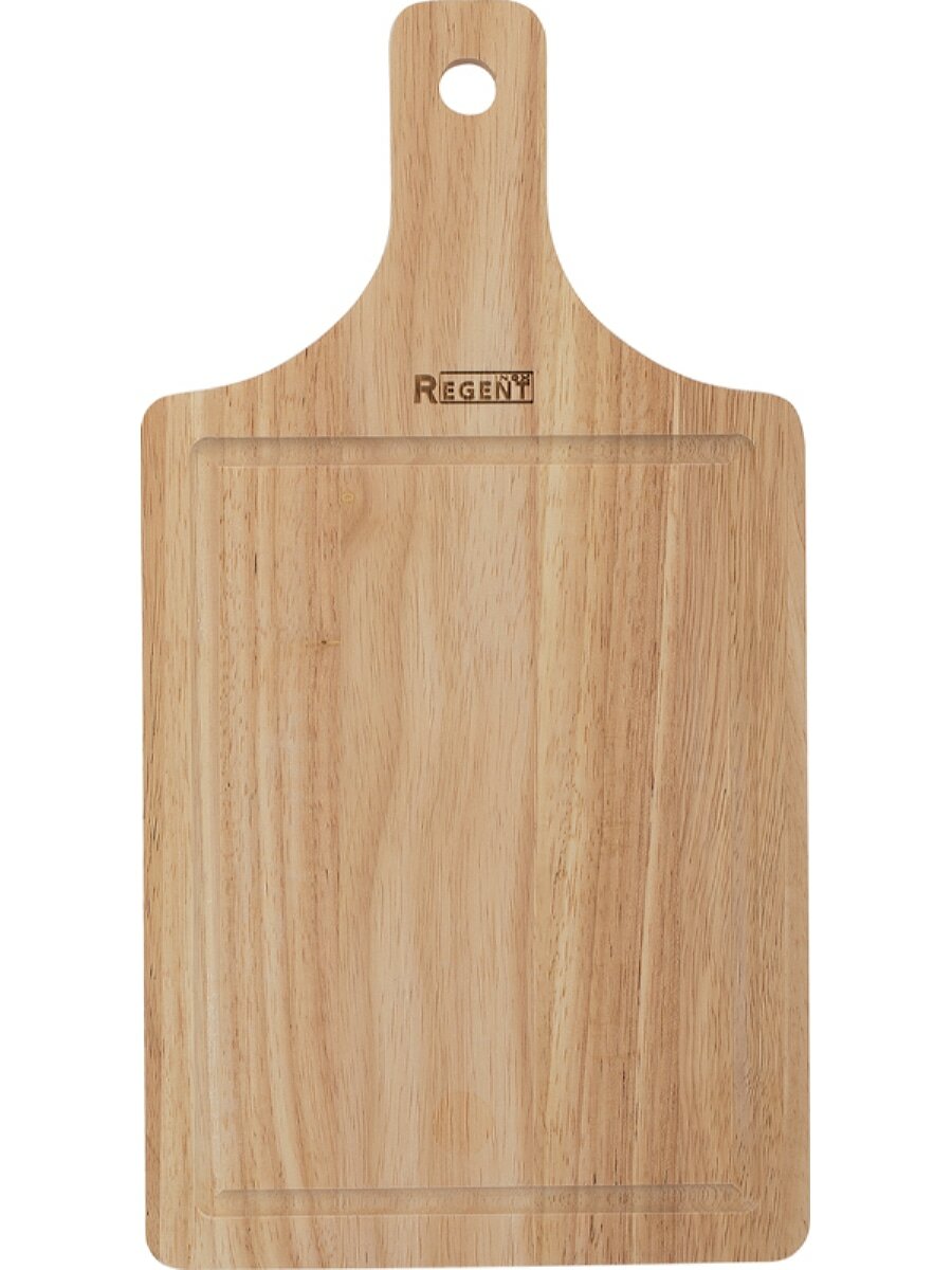 Доска разделочная на кухню для нарезки мяса рыбы сыра деревянная, подставка для рубки продуктов из бамбука, посуда для стейка большая профессиональная 28х15х1,5 см