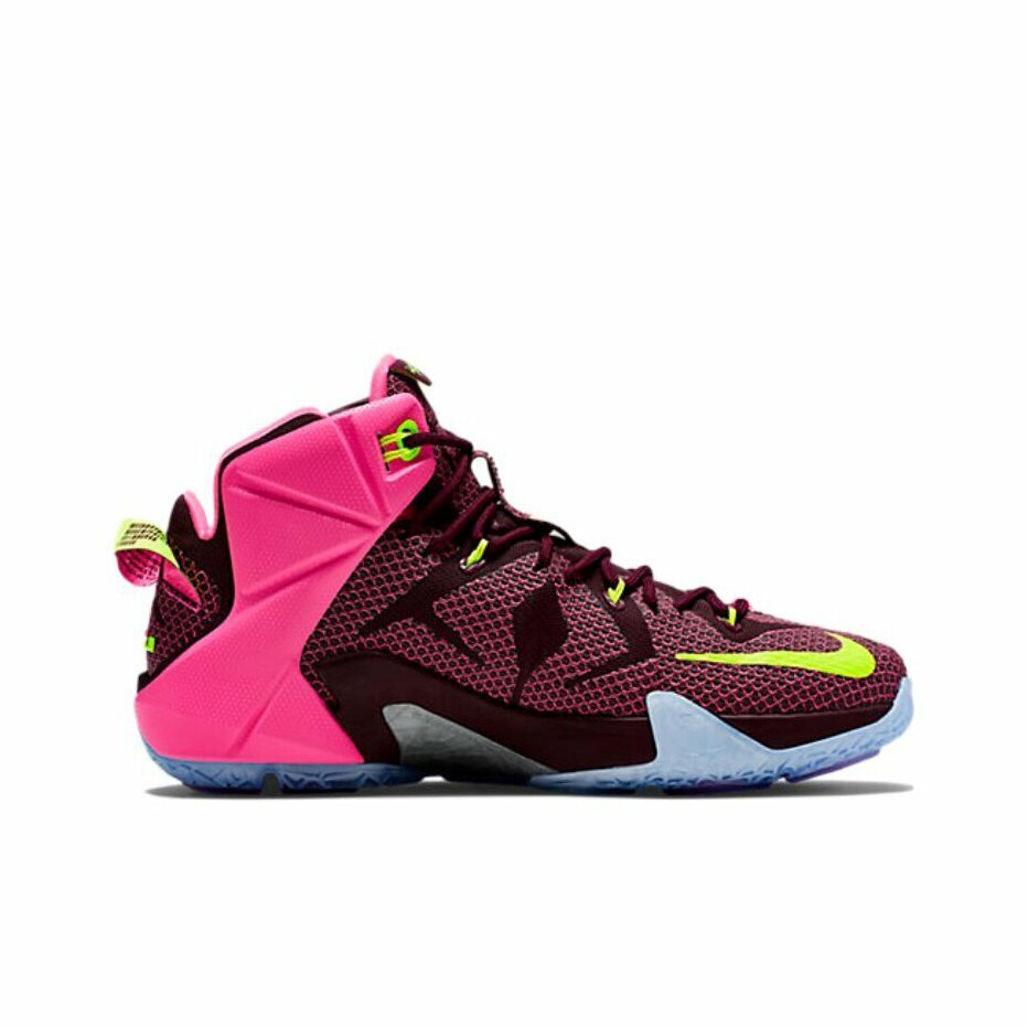 Кроссовки NIKE Lebron 12, размер EU 41 стопа (26CM), красный — фото 1