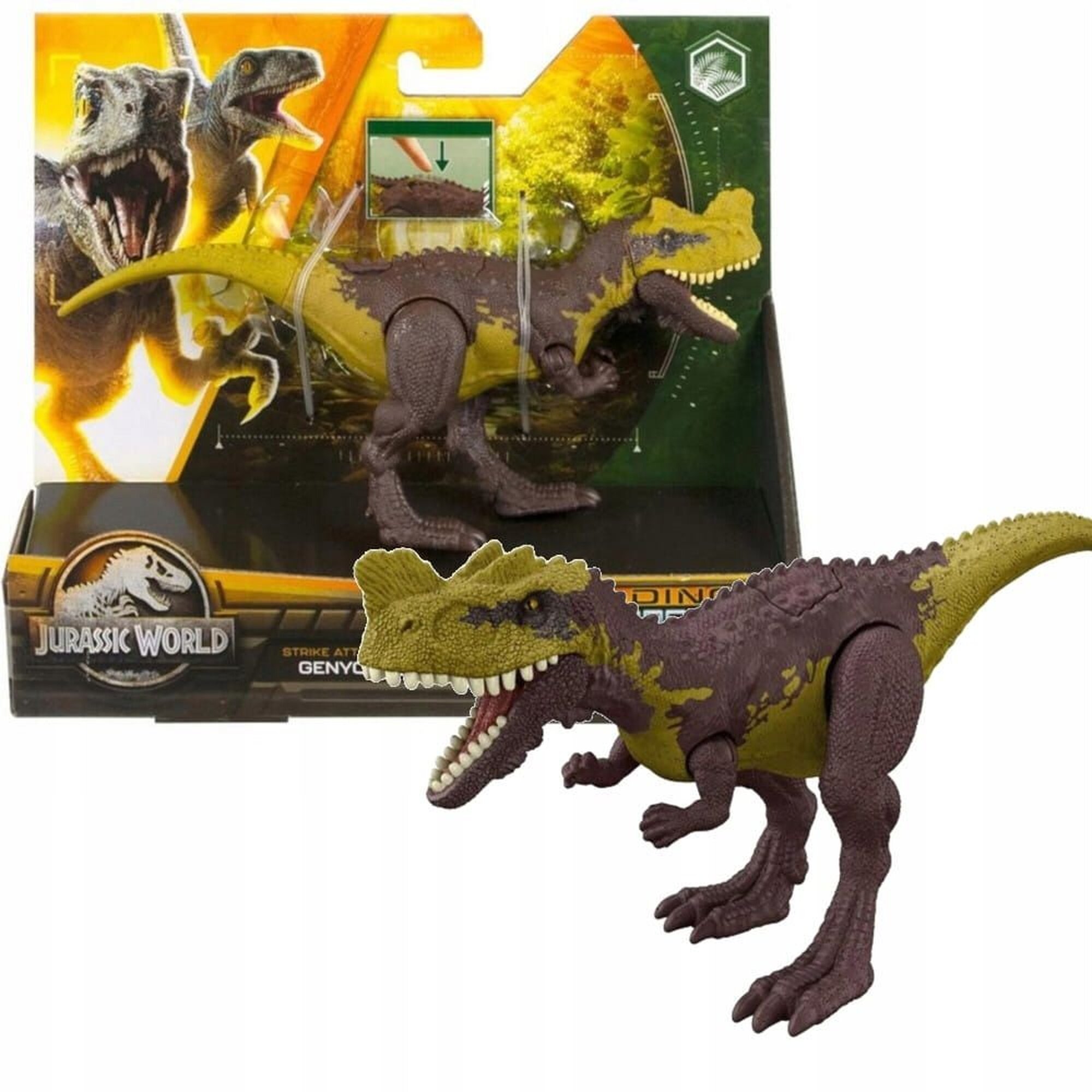 Фигурка Mattel Jurassic World "Гениодекта", развивающая, пластик, 21x16x6 см