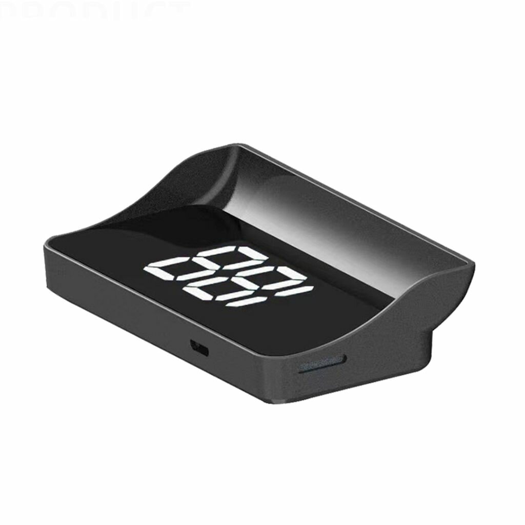 Автомобильный головной дисплей HUD, GPS-спидометр, индикатор скорости-белый-МИЛЬ /ч