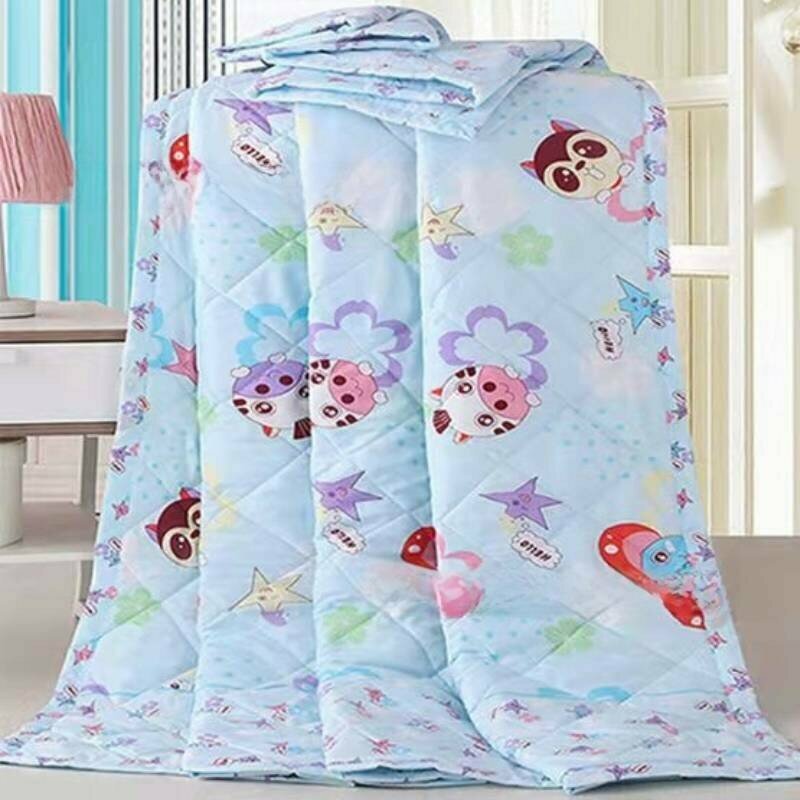 Летнее одеяло из дышащего хлопка с добавками для расслабления и комфорта внутри дома размер 8-140*200 см