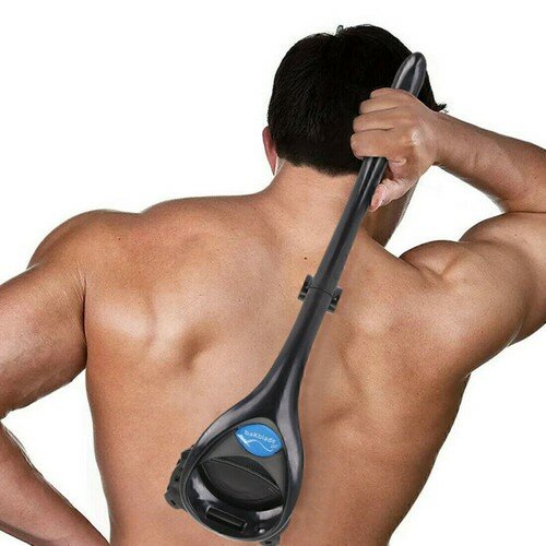 Бритва для спины, набор для удаления волос на спине для мужчин, бритва для самостоятельного удаления волос на теле, простой в использовании триммер для гладкой кожи