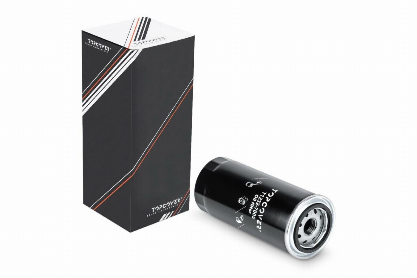 Фильтр масляный Iveco Bus/Daewoo/Fiat/Ford/Renault/Volvo T12327005 (Topcover)