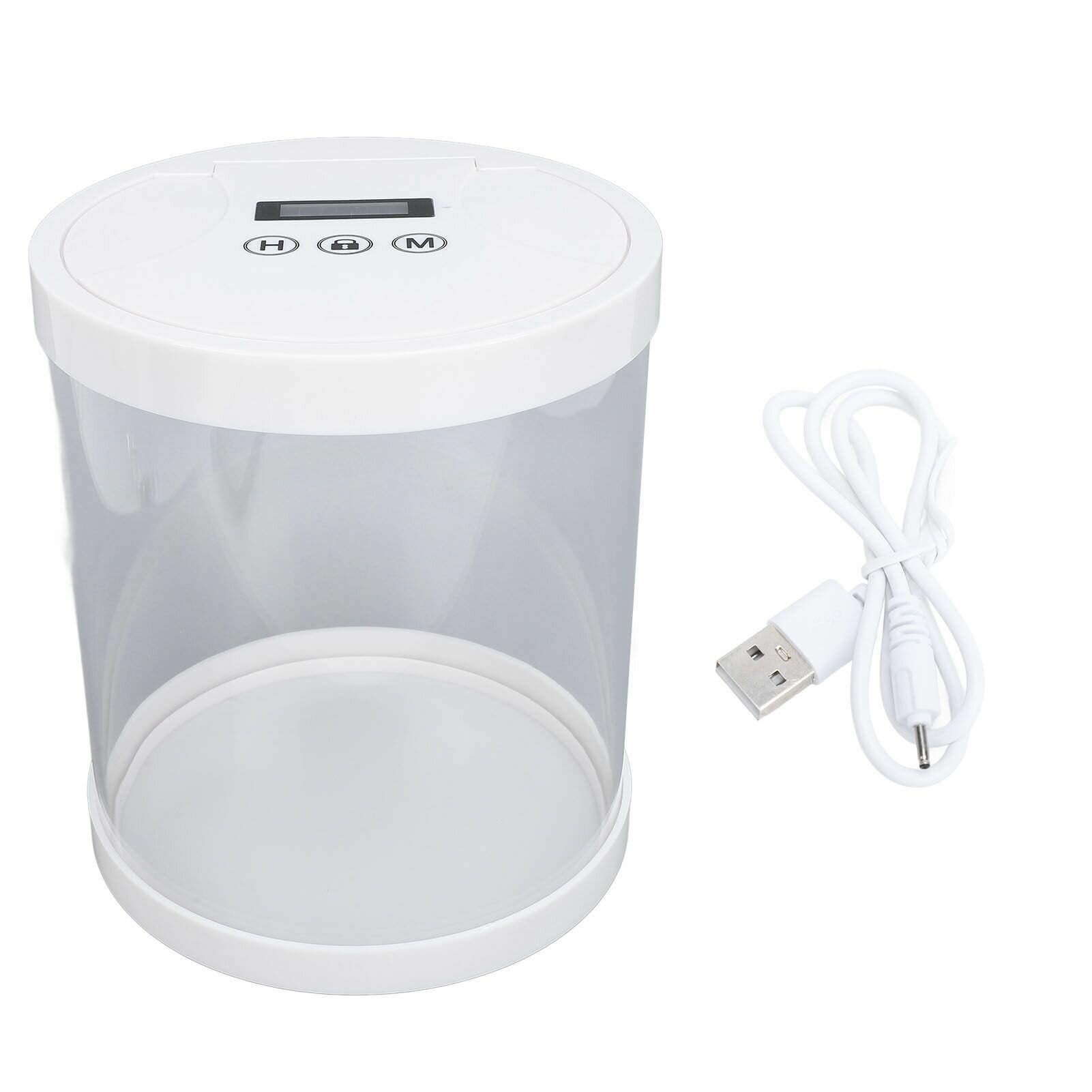 Контейнер с таймером и паролем, белый, для телефона и ценностей,