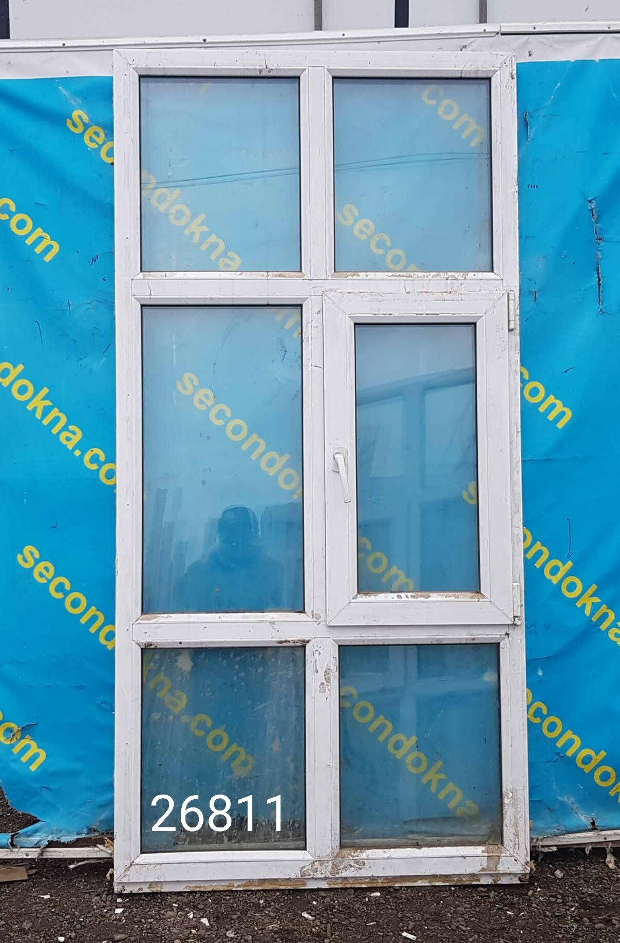Пластиковое окно Б/У 2060(в) 950 об х 1020(ш)