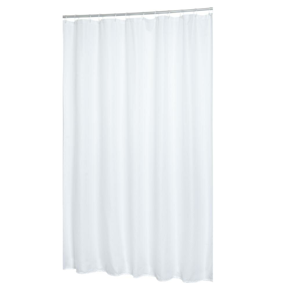 Штора для ванной Swensa Embo SWC-95-63-WHT 200x180 см полиэстер цвет белый