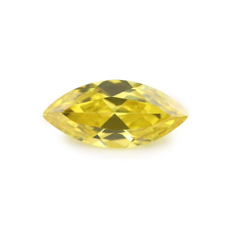 Искусственные камни кубический цирконий для ювелирных изделий 5x10mm (50pcs), Желтый, Golden Yellow