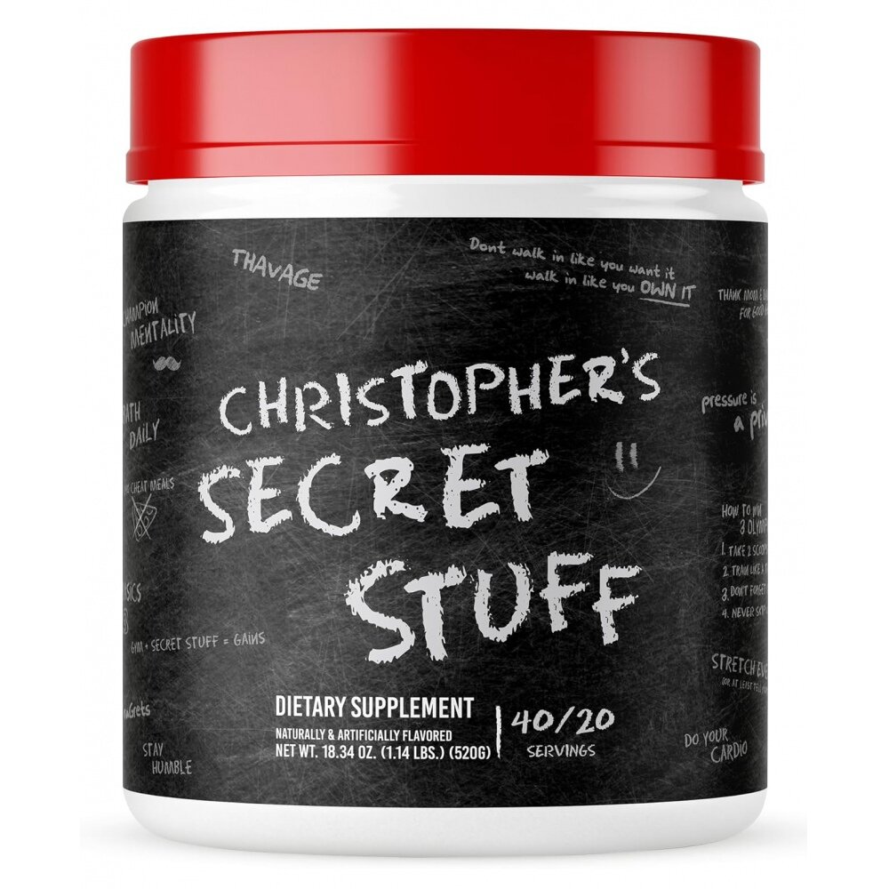 Предтреник Raw Nutrition Thavage Pre-Workout, 514 г, Вкус Christopher's Secret Stuff / Секретные Вещи Кристофера, Вес 514 г